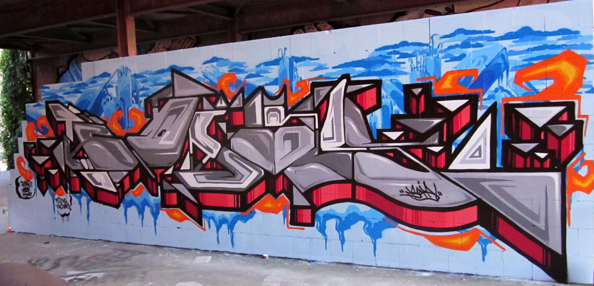 Graffiti Lobby Berlin - Teufelsberg