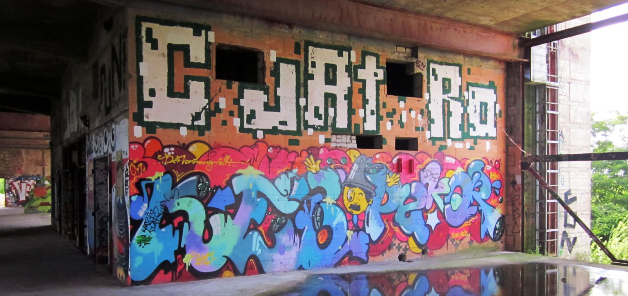 Graffiti Lobby Berlin - Teufelsberg